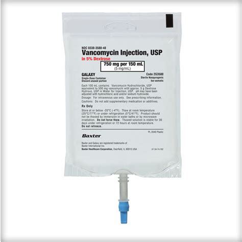 Frozen Premix Vancomycin Injection Usp