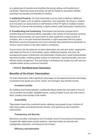 On Chain Vs Off Chain Asset Tokenization Whats The Difference Pdf