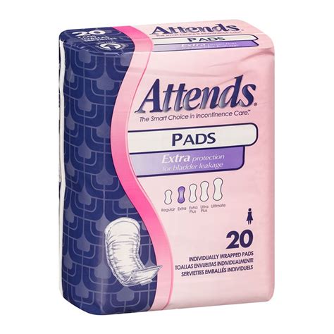Attends Light Pads Extra Protection 105 Inch Bag Of 20 Adw Diabetes