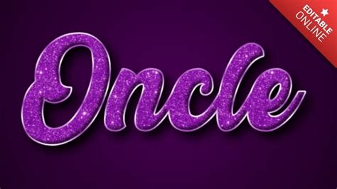 Oncle Text Effect Generator