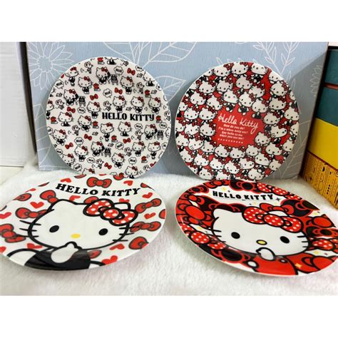 日本購入 三麗鷗 Sanrio 凱蒂貓 Kitty 陶瓷盤 盤子 造型盤 甜點盤 點心盤 蝦皮購物