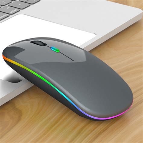Mouse Inalámbrico Click Silencioso Recargable Cla100 Gris Precio