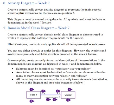 solved 5 activity diagram week 7 create a syntactically