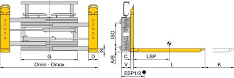 Zinkenverstellungen Für Schubmaststapler Stabau Gmbh