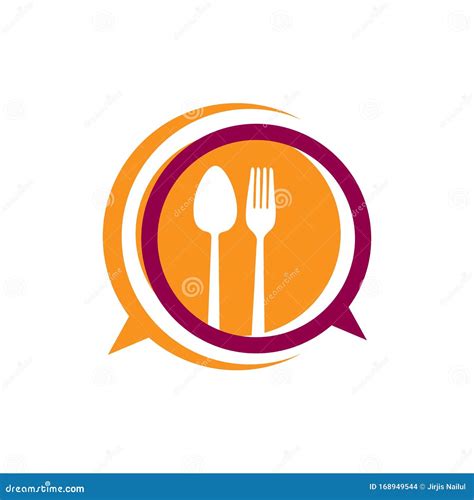 Spoon And Fork Logo Vector Illustration For Cafe Or Restaurant And Cooking Business Stock Vector