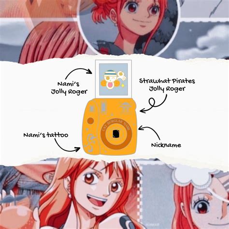 Cat Burglar Nami Jolly Roger One Piece Polaroid Sliding Enamel Pin Etsy