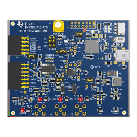 Texas Instruments Tdc1000 Gasevm User Manual Pdf Download Manualslib