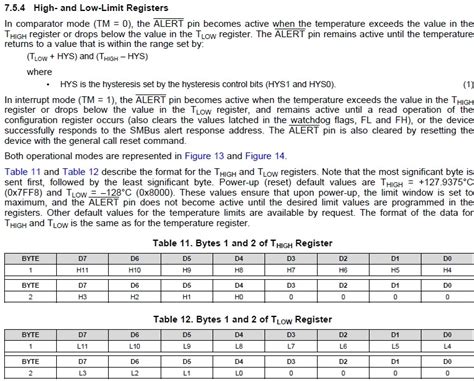 TMP There Is No Document About The Chip Register Address On Ti Website Sensors Forum