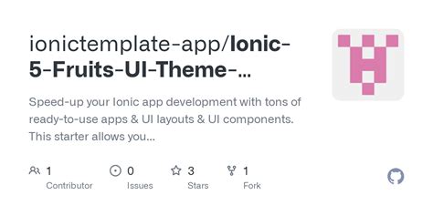 Github Ionictemplate App Ionic Fruits Ui Theme Template Firebase