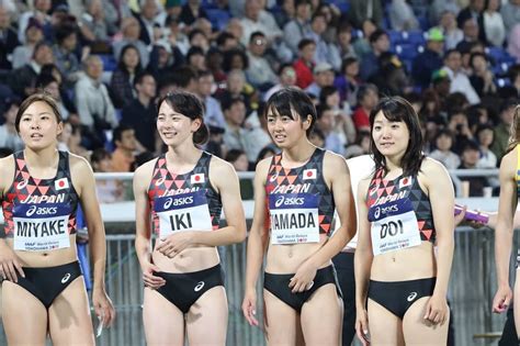 日本陸上競技連盟（jaaf）さんはinstagramを利用しています「 【世界リレー 🇯🇵横浜】 女子4×100mr 予選1組4着 44