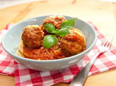 Presto Meatballs And Marinara Recipe Jeff Mauro Food Network