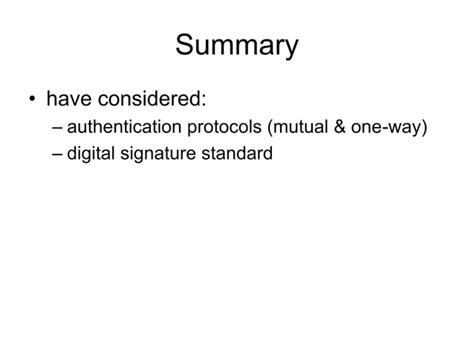 Digital Signatures Authentication Protocols PPT