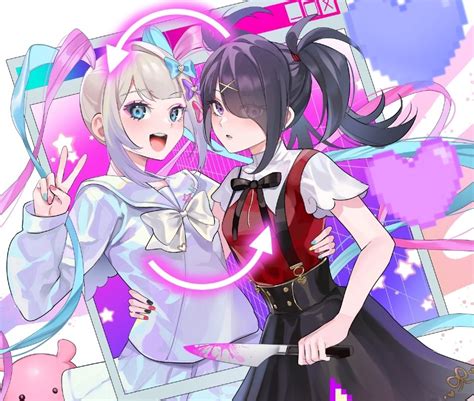 Chouzetsusaikawa Tenshi Chan And Ame Chan Needy Girl Overdose Drawn By Sagta Panggang Danbooru