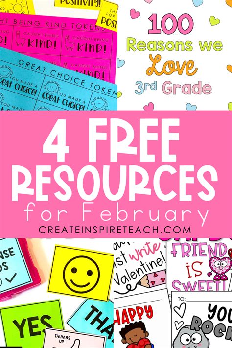 4 Free Elementary Resources For February Artofit