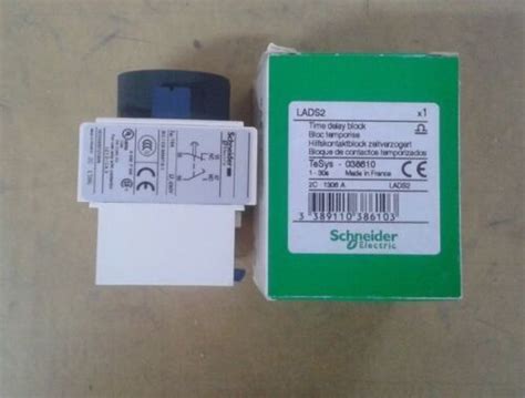 New Schneider Lads2 Contactor Time Delay Auxiliary Ebay