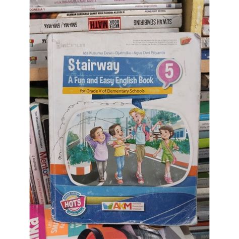Jual BUKU BAHASA INGGRIS STAIRWAY KELAS 5 V SD MI PLATINUM HOTS AKM