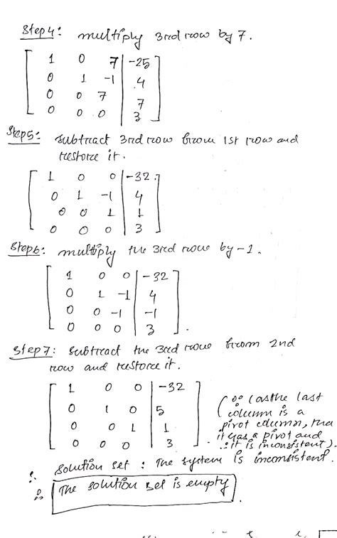 Solved The Augmented Matrix Of A Linear System Has Been Reduced By
