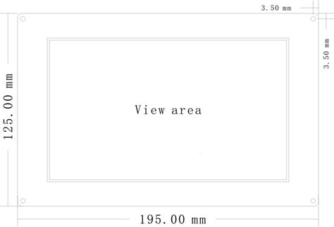 Inch TFT Display Capacitive Touch LCD D X WS