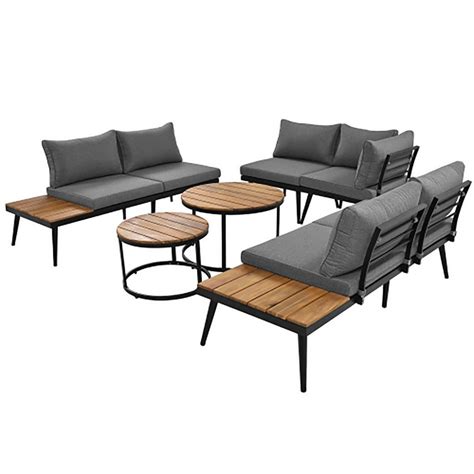 Sweiko Gartenlounge Set Für 5 6 Personen Gartenmöbel Essgruppe Für