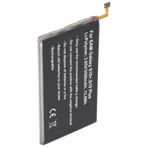 Akku passend für Samsung Galaxy S10+, S10 Plus, Li-Polymer, 3,85V ...