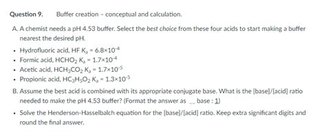Solved Question 9 Buffer Creation Conceptual And Chegg Com