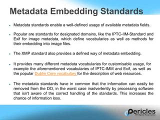 PERICLES Information Embedding Techniques PPT