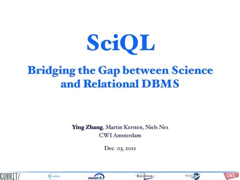 Sciql Bridging The Gap Between Science And Relational Dbms Pdf