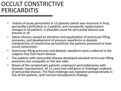 Constrictive Pericarditis Pptx