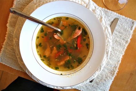 Dollop Of Cream Spicy Salmon Broth
