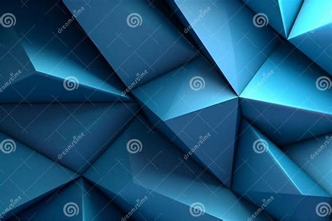 Background Adorned With An Array Of Blue Triangular Shapes In A 3d
