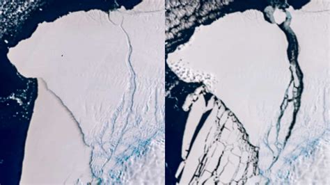 Greater London Sized 1550 Sq Km Iceberg Breaks Off Of Antarctic Ice