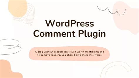 Ppt Wordpress Comment Plugin Powerpoint Presentation Free Download