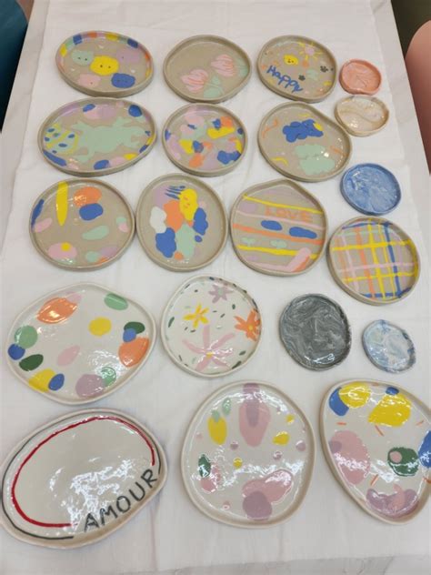 대구도자기체험 경명여고동아리활동 시유도자기공방 색소지접시만들기 네이버 블로그