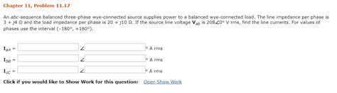Solved Chapter 11 Problem 11 17 An Abc Sequence Balanced