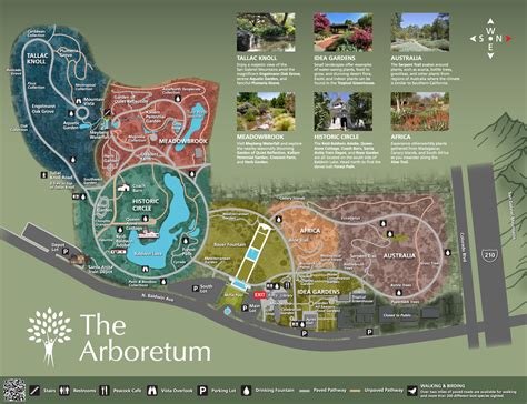 Garden Map The Arboretum
