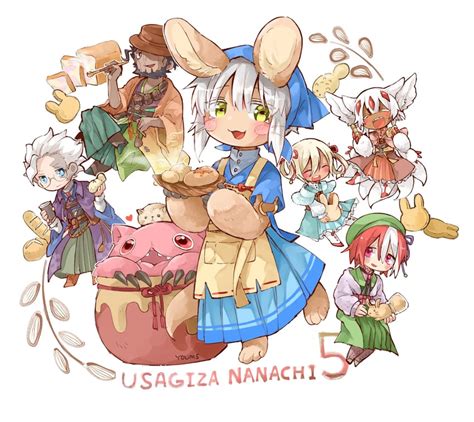 Nanachi Faputa Mitty Vueko Belafu And More Made In Abyss Drawn By Mumu Yu Mu Danbooru