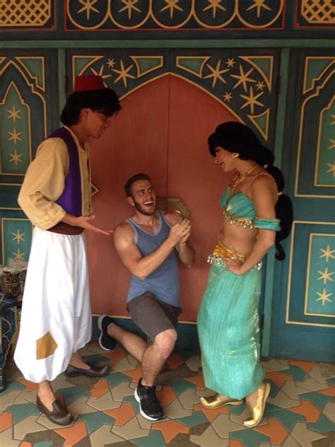 Guy Proposes To Every Princess At Disney World