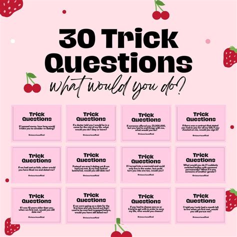 30 Trick Questions Couples Game Questions For Couples Date