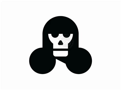 Skull Girl Logo Branition Skull Girl Logo Branition