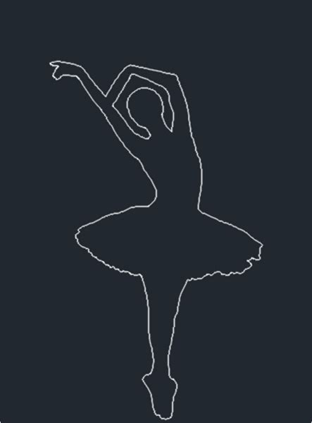Formato Ballerina Dwg Thousands Of Free Cad Blocks