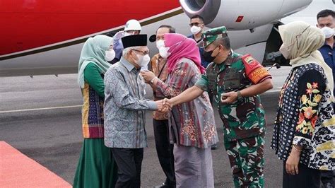Pangdam I BB Sambut Kedatangan Wapres Ma Ruf Amin Ini Agenda Kunker