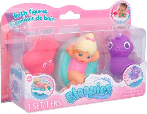 Bloopies Bath Figures Mimi 3 Pack Bath Toy Waterplay Toy