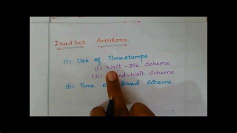 Unit 3 Deadlock Prevention Deadlock Avoidance In Dbms Tamil Youtube