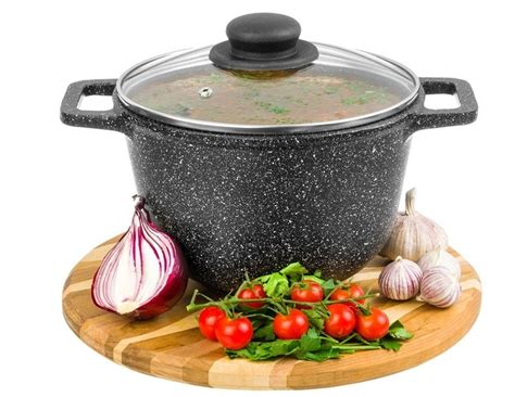 Казан 3,0л ГРАНИТ МЕЧТА с крышкой ф20