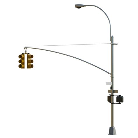 traffic light 03 3d model by cactus3d