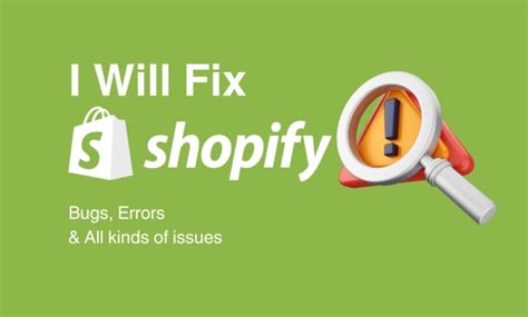 Fix Shopify Store Issues Errors And Problems By Paulmartinlopez Fiverr