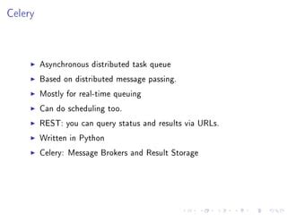 Celery with python | PPT