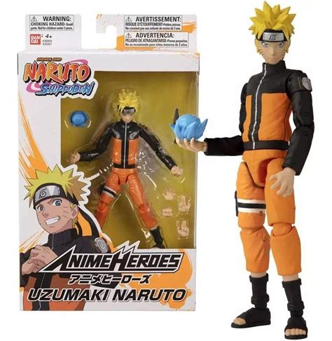 Boneco Naruto Shippuden Anime Heroes Uzumaki Naruto Bandai Jp