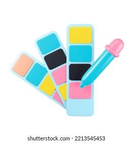 D Illustration Color Picker Palette Art Stock Illustration Shutterstock