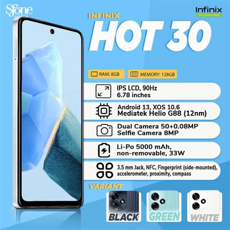 Jual Infinix Hot Nfc Ram Gb Internal Gb Garansi Resmi Infinix White Di Seller